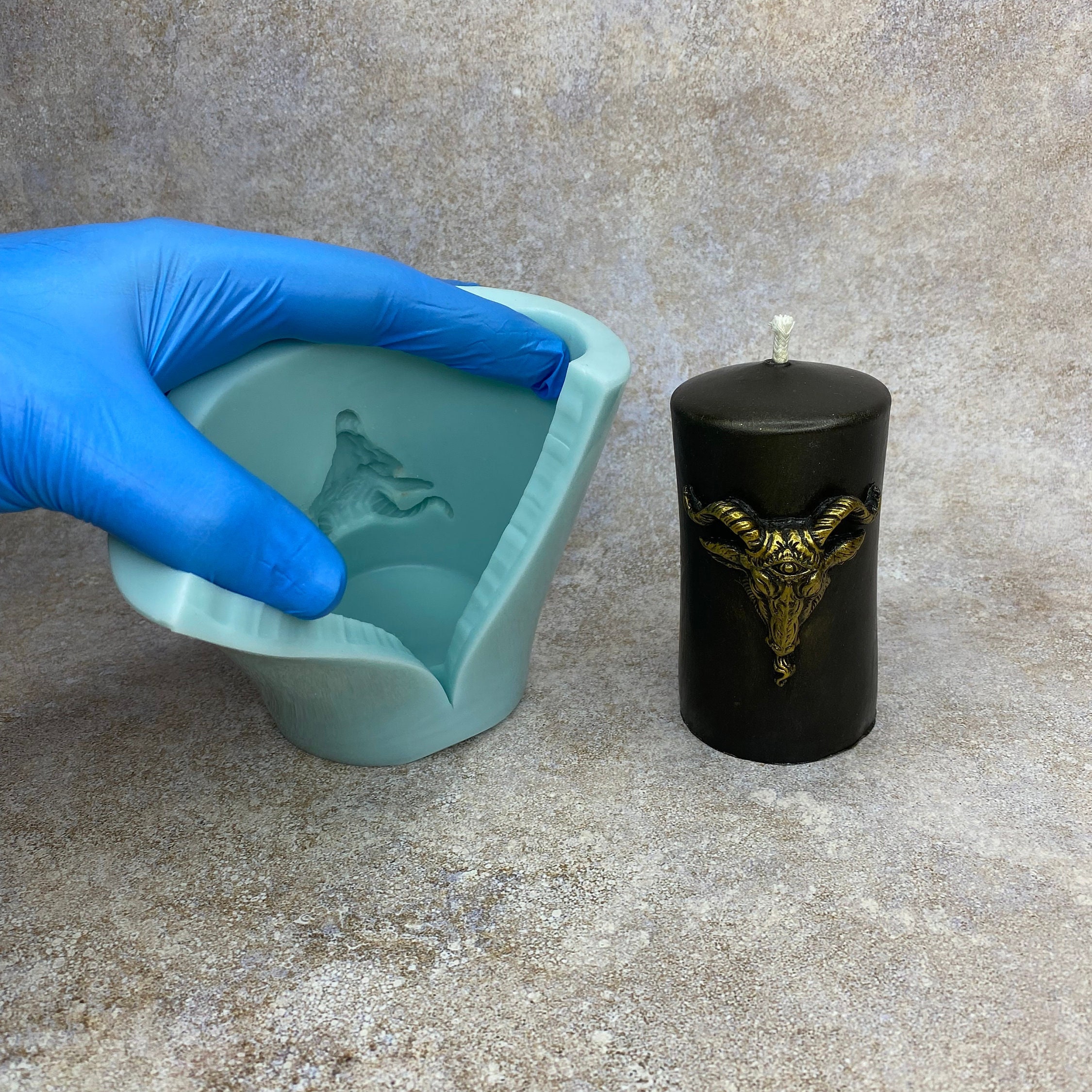 Baphomet Candle. All-seeing Eye. Mold 3d. Forms for Candles. - Etsy