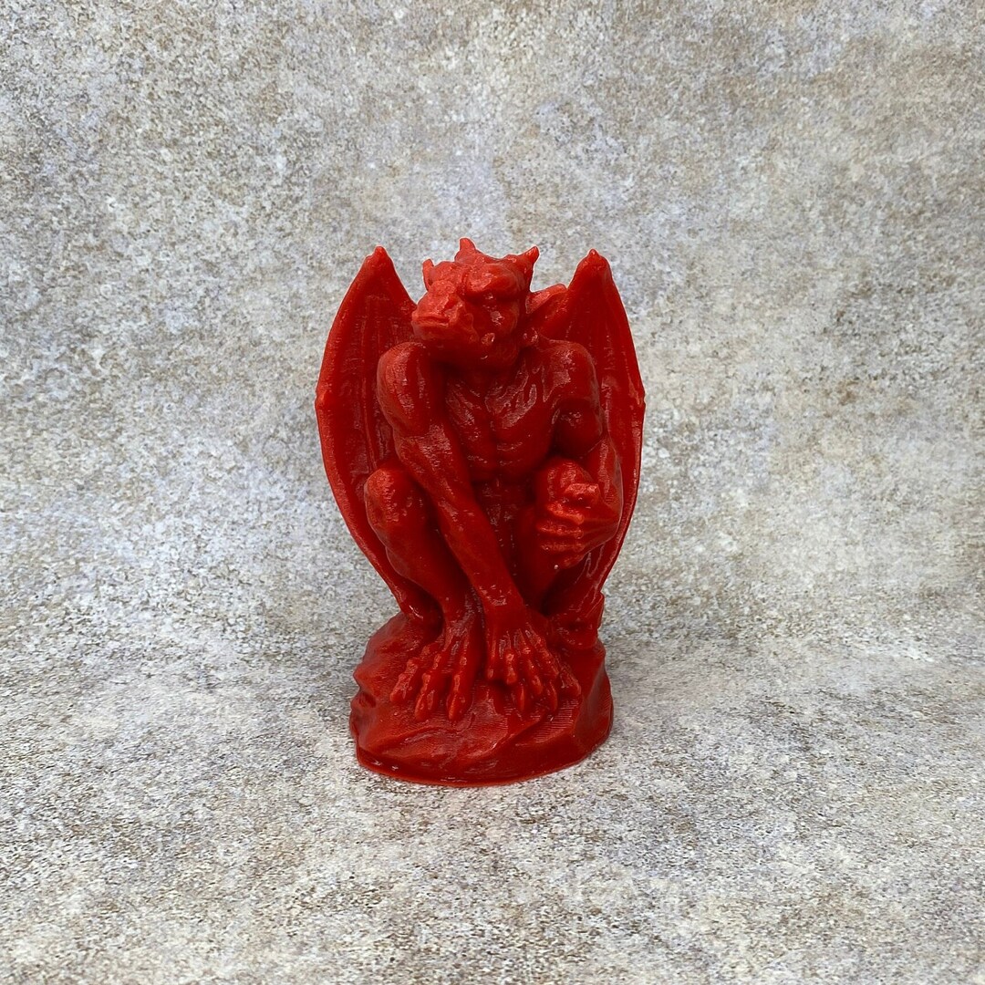 Gargoyle With Wings. Gargoyle Silicone Molds 3d. Candle Molds. Magic ...