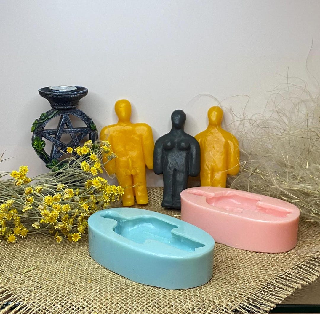 Volt Male, Volt Female and Volt Asexual Molds 2d. Set of Silicone Molds ...