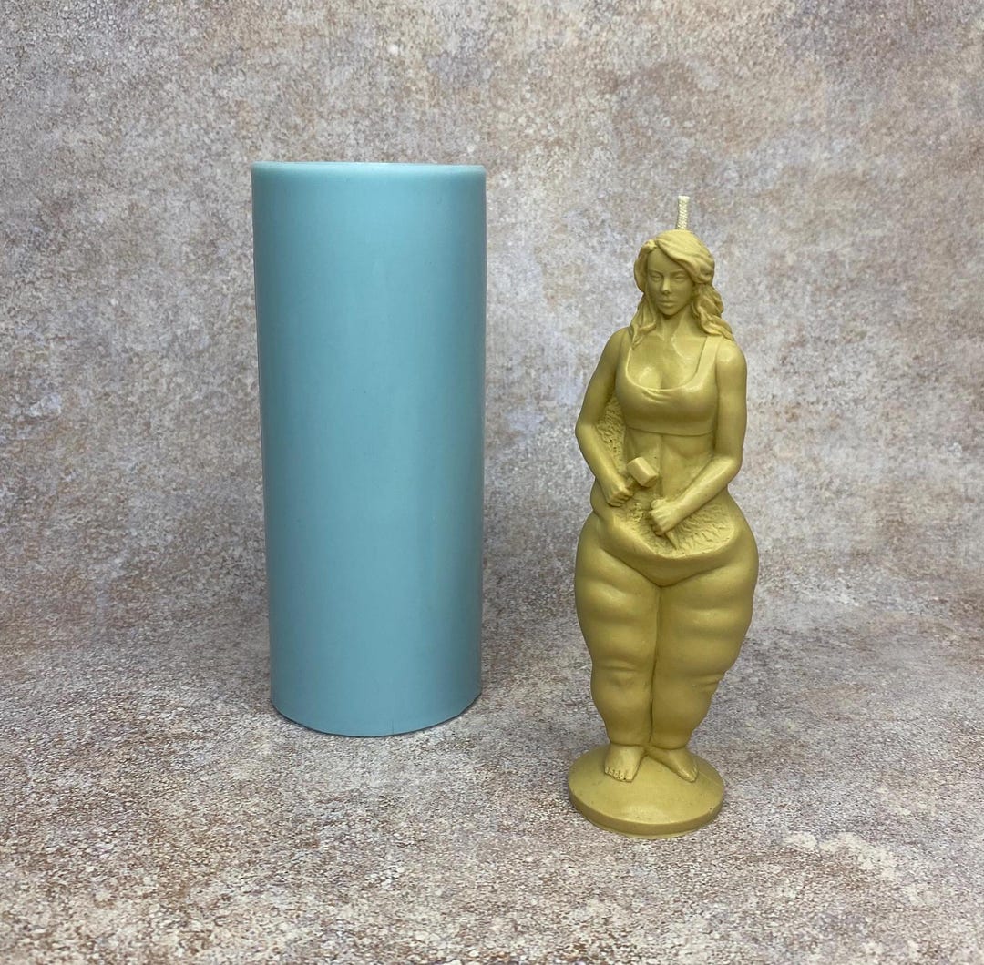Working on Your Body (woman). Forms for Candles. Silicone Molds ...
