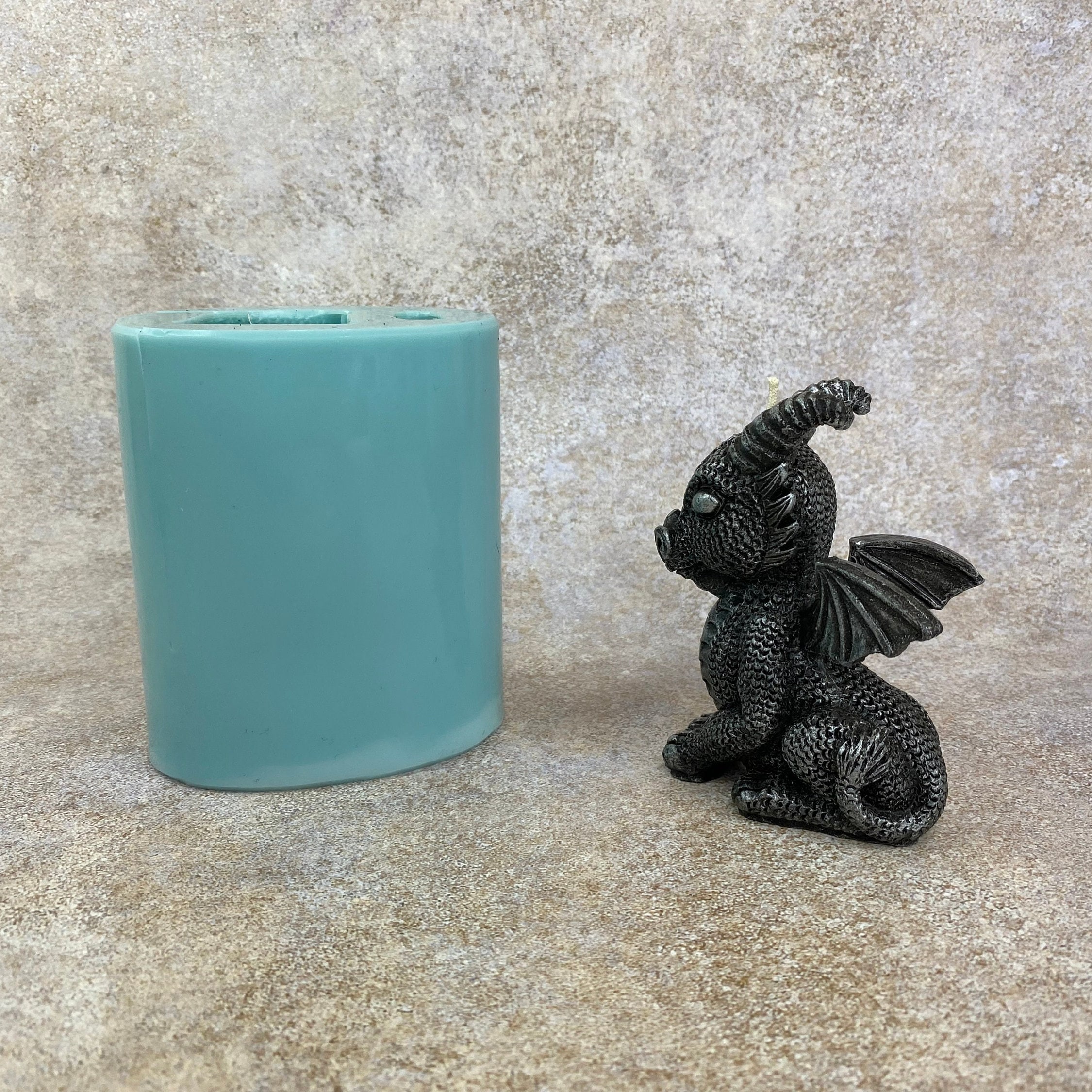 Magic Dragon. Dragon Mold 3d. Forms for Candles. Silicone Molds ...