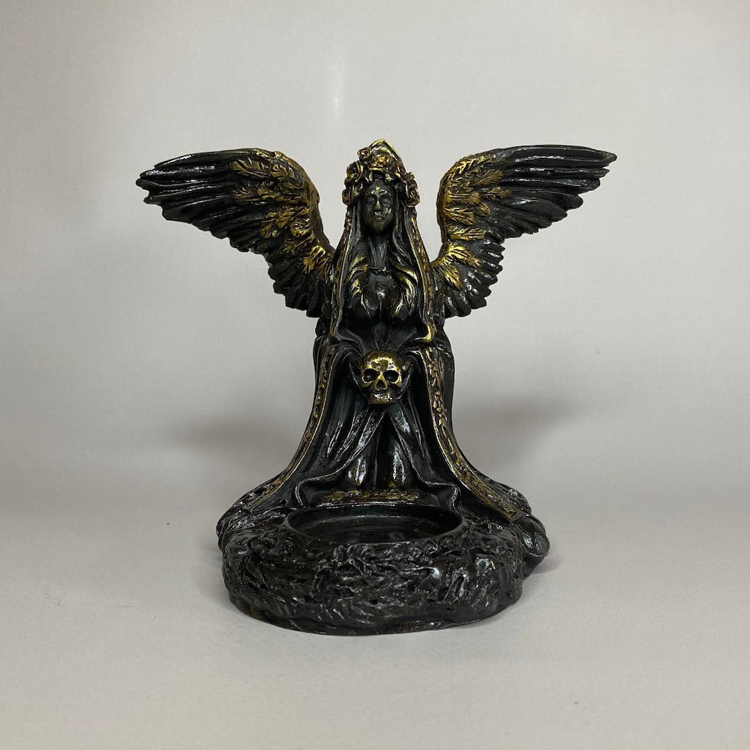 Candlestick Goddess of Death. Silicone Molds. Candle Mold Premium Class ...