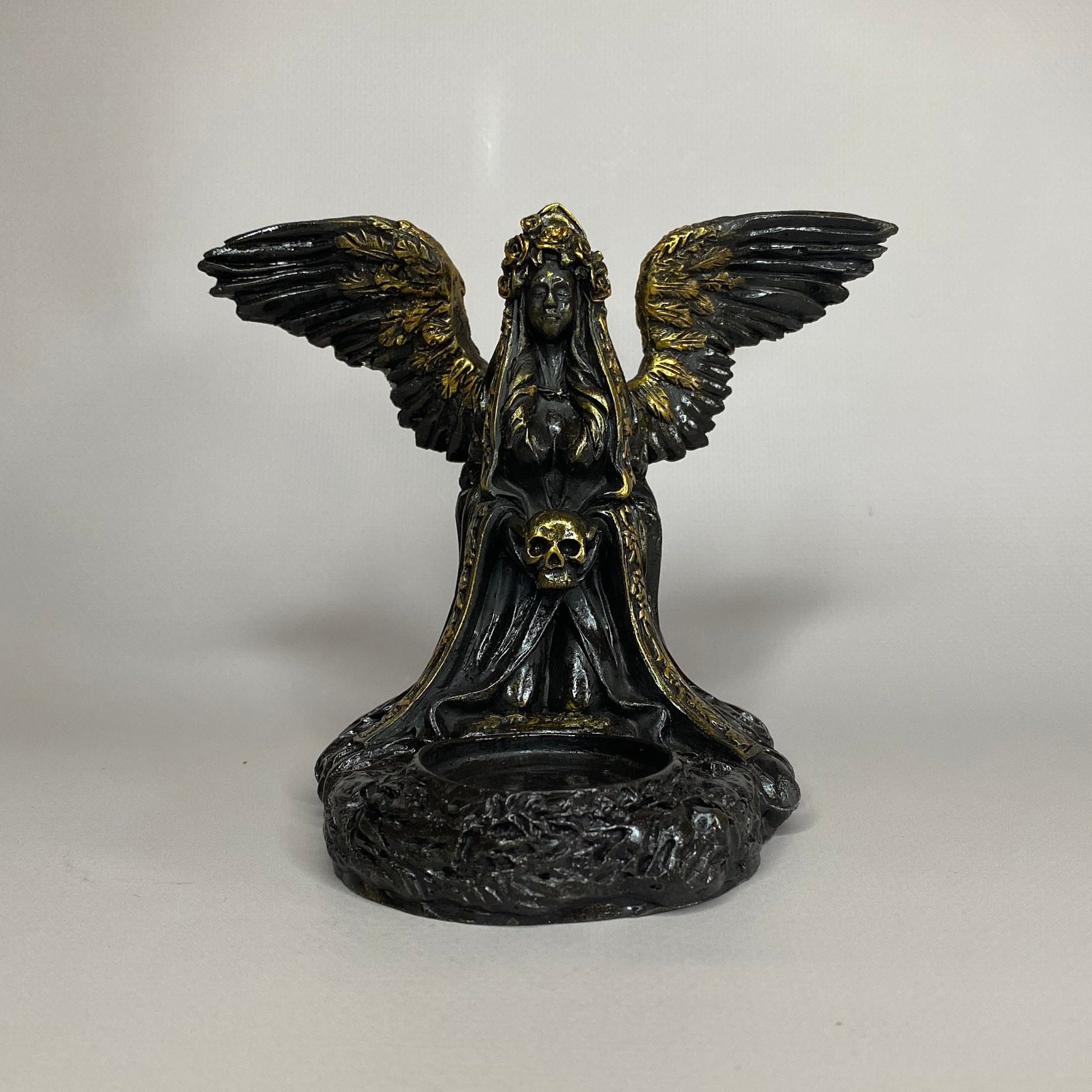 Candlestick Goddess of Death. Silicone Molds. Candle Mold Premium Class ...