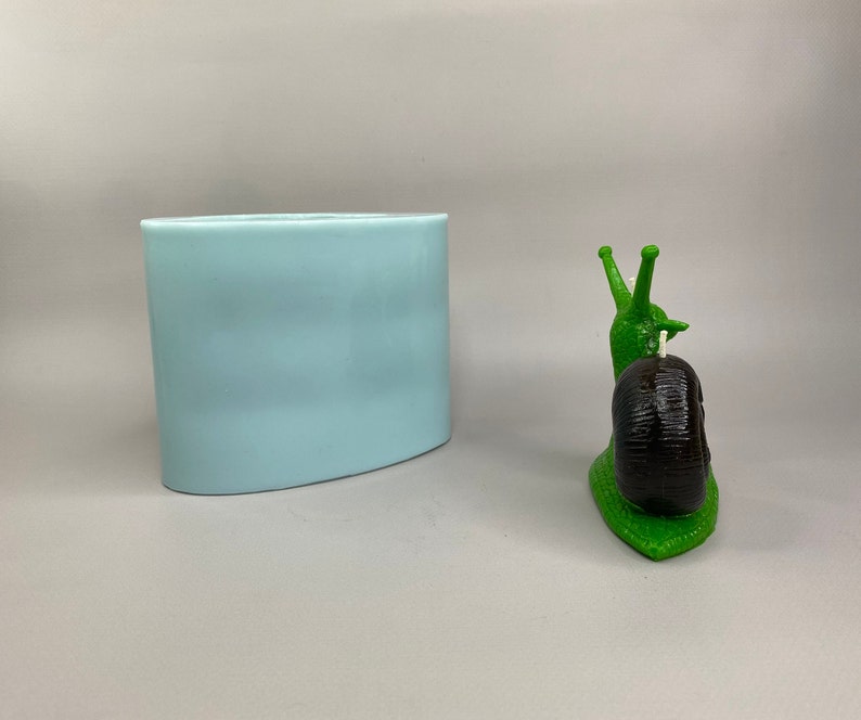 Snail With a Skull. Snail Mold 3d. Forms for Candles. Silicone Molds ...