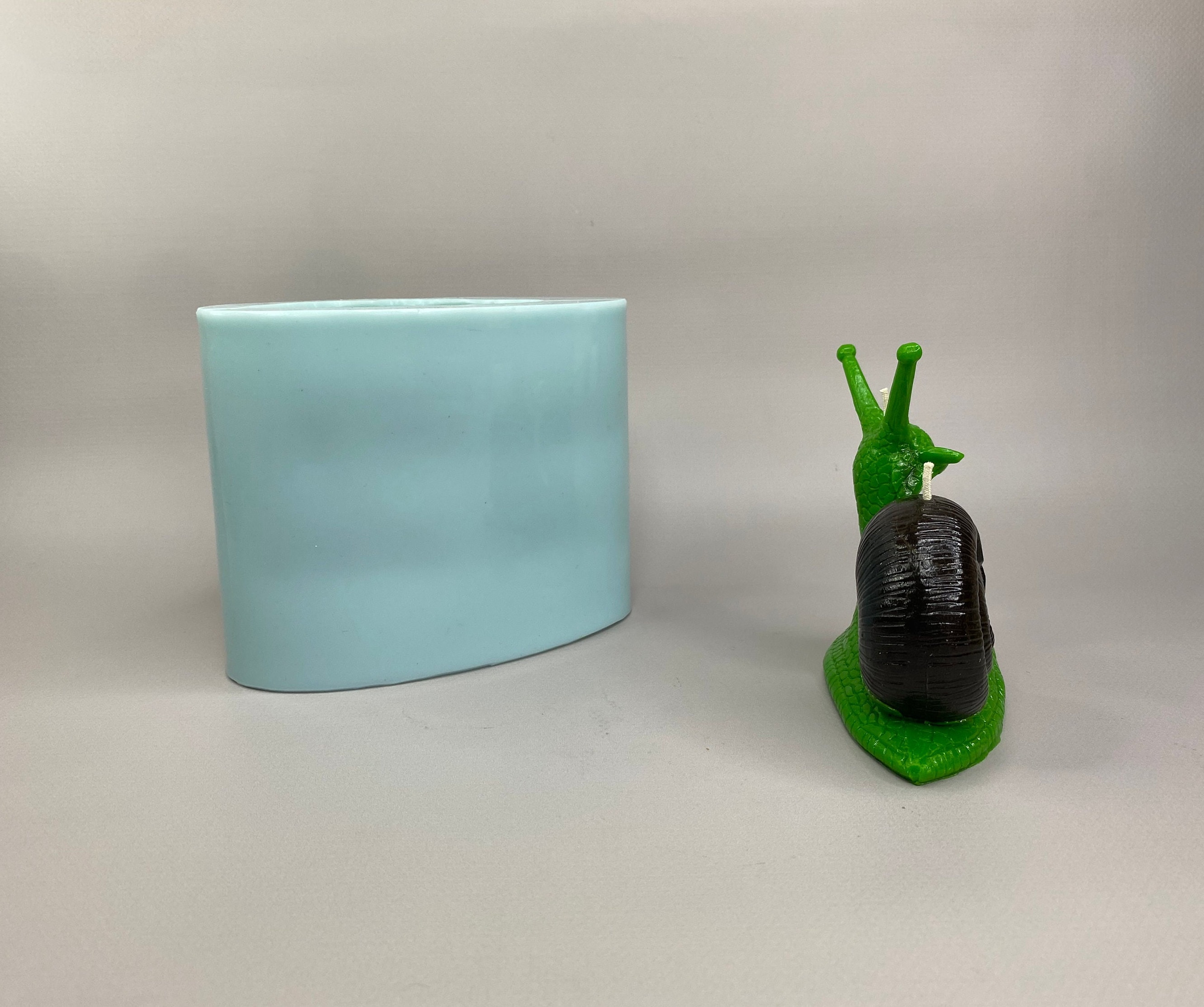 Snail With a Skull. Snail Mold 3d. Forms for Candles. Silicone Molds ...