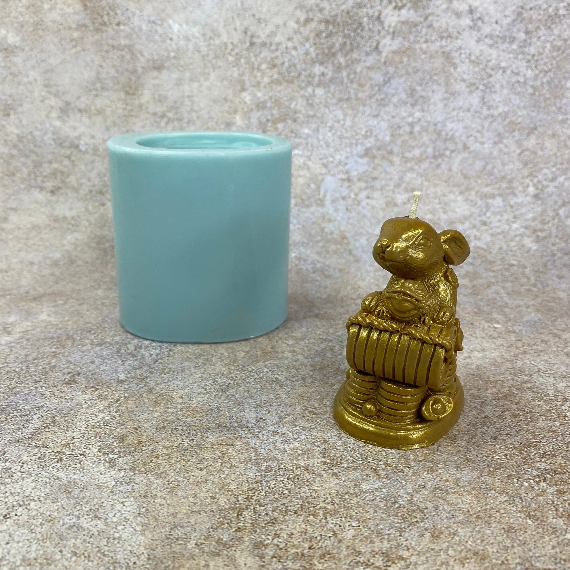 Bunny Feng Shui With a Toad. Bunny Mold 3d. Silicone Molds. Forms for ...