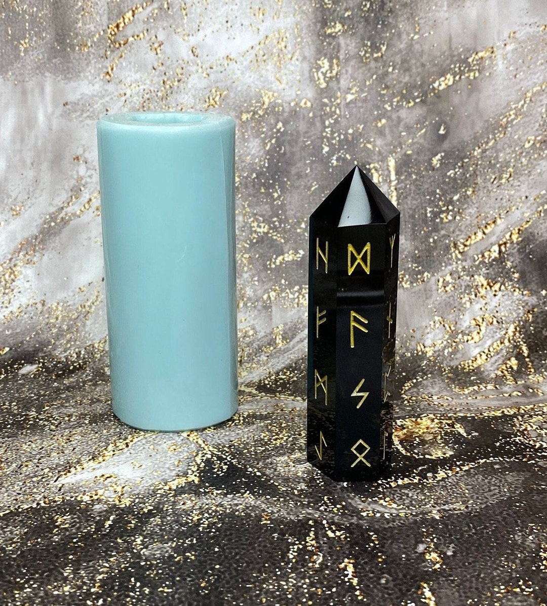 Hexagon With Runes. Silicone Molds. Mold 3d. Forms for Candles. Premium ...