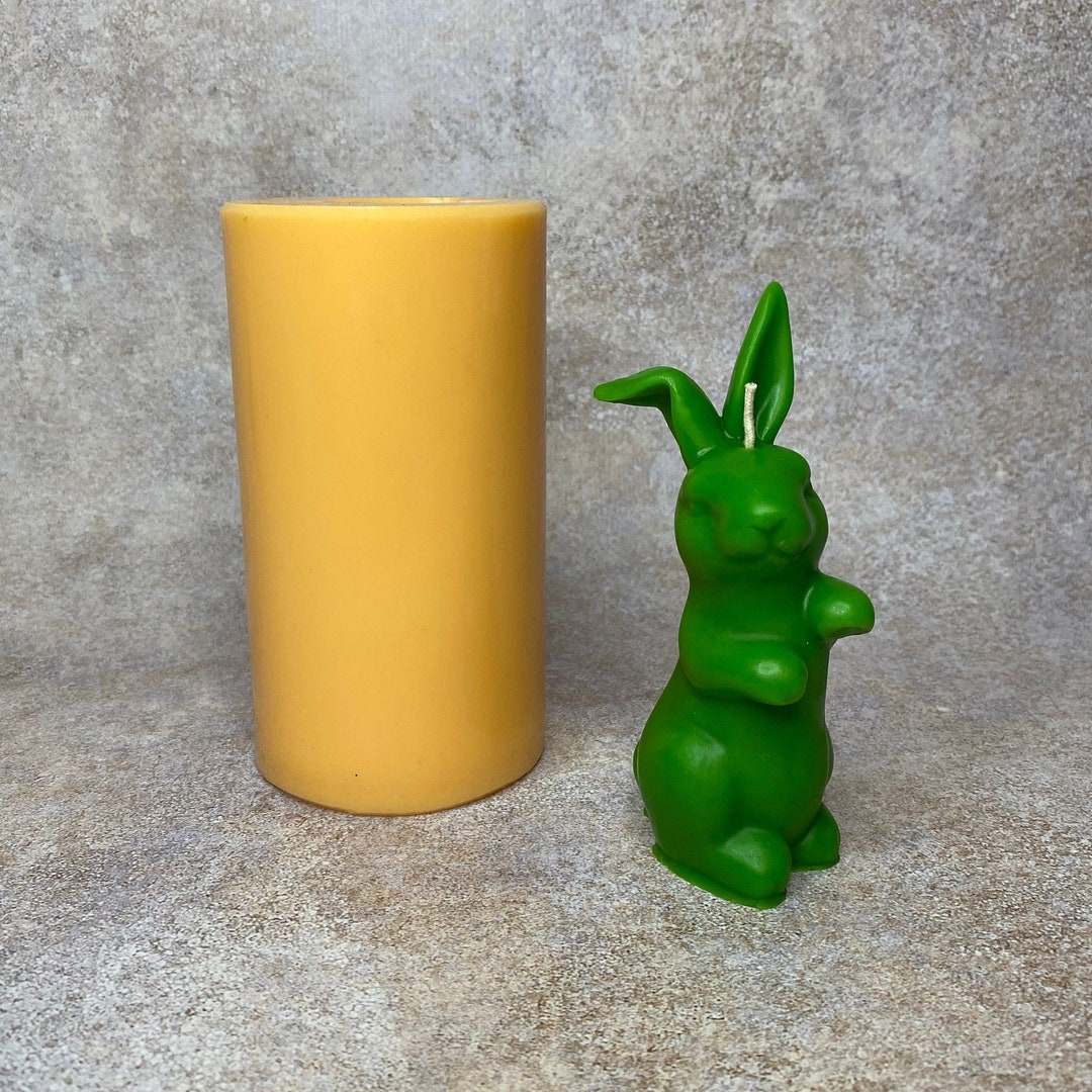 Bunny With Drooping Ear. Bunny Mold 3d. Silicone Molds. Forms for ...