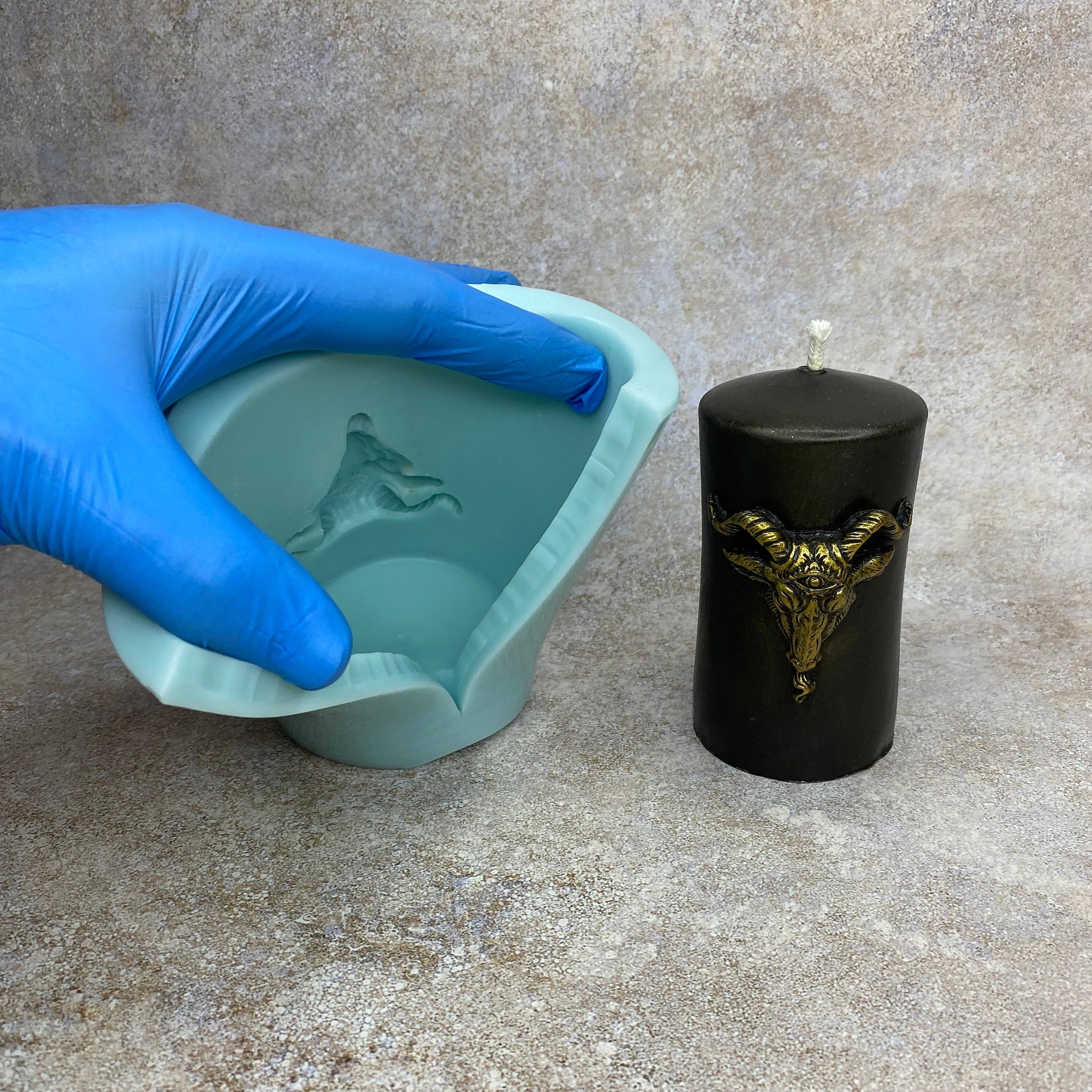 Baphomet Candle. All-seeing Eye. Mold 3d. Forms for Candles. - Etsy