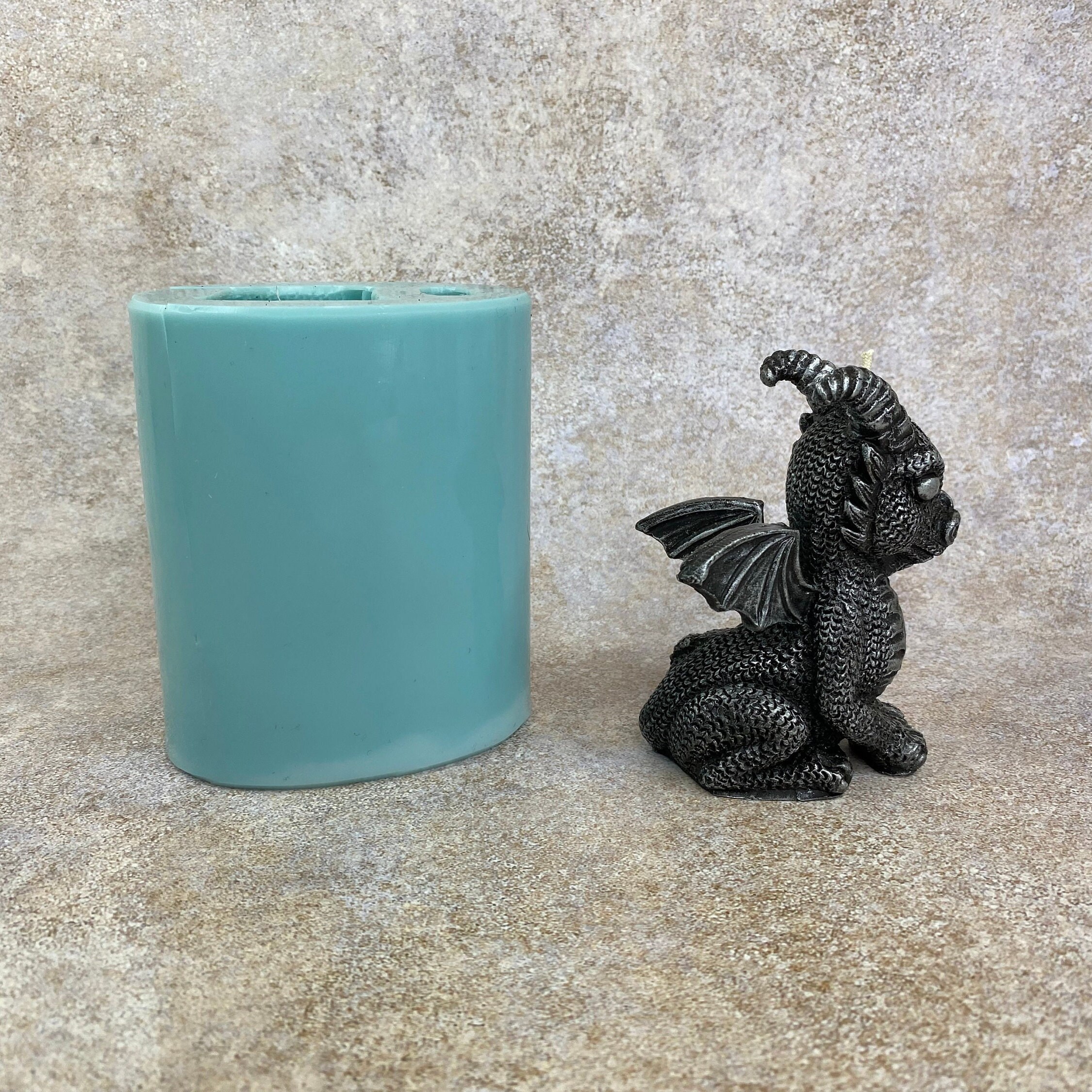 Magic Dragon. Dragon Mold 3d. Forms for Candles. Silicone Molds ...
