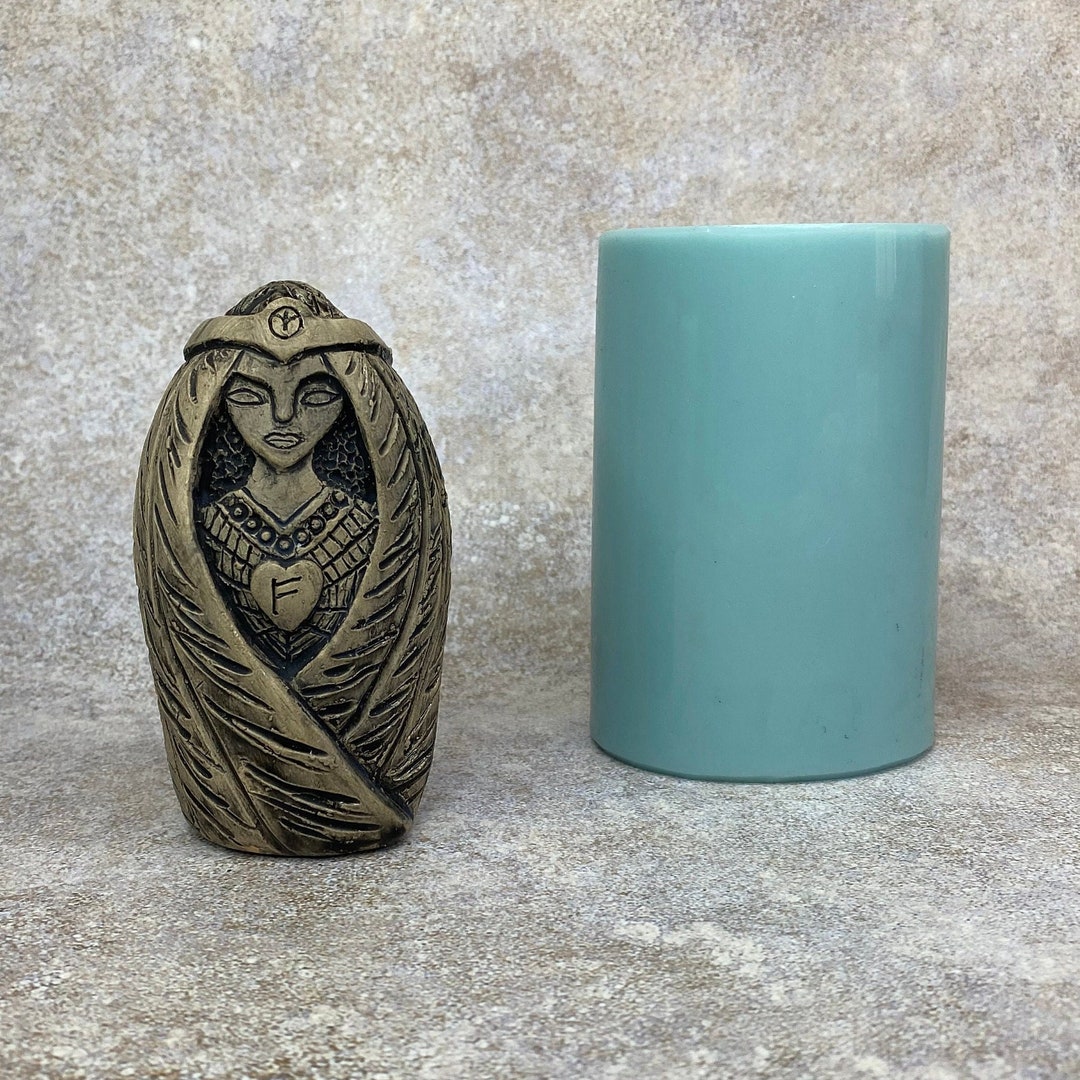 Goddess Freya. Silicone Forms. Candle Molds 3d. Forms for Candles. Soap ...