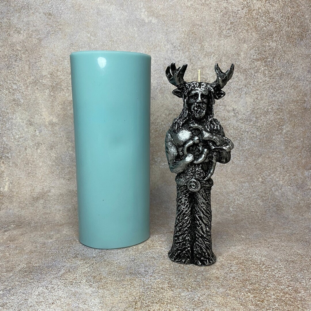 God Cernunnos. Celtic God Cernunnos Mold 3d. Silicone Molds. Forms for ...