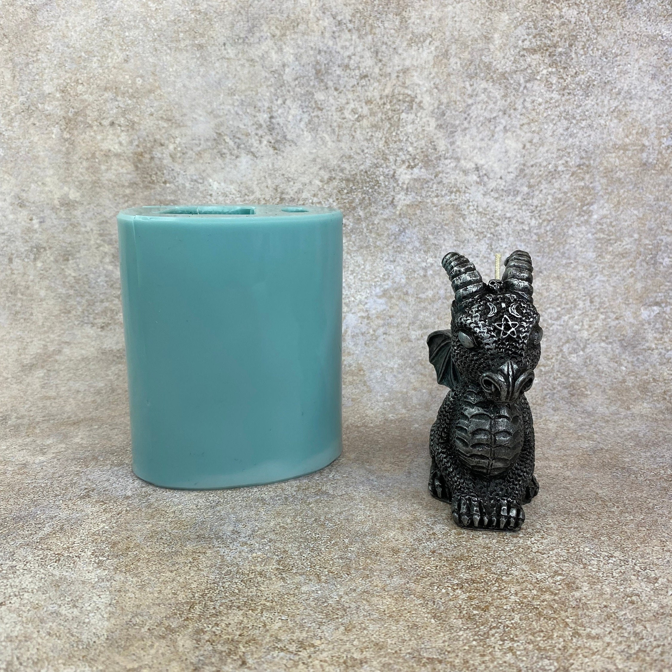 Magic Dragon. Dragon Mold 3d. Forms for Candles. Silicone Molds ...