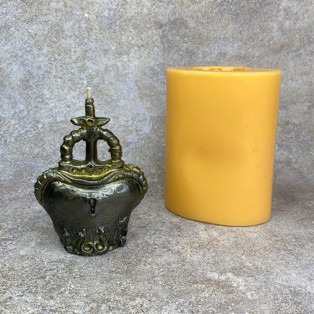 Magic Lock With Sword. Lock Mold 3d. Silicone Molds. Forms for Candles ...