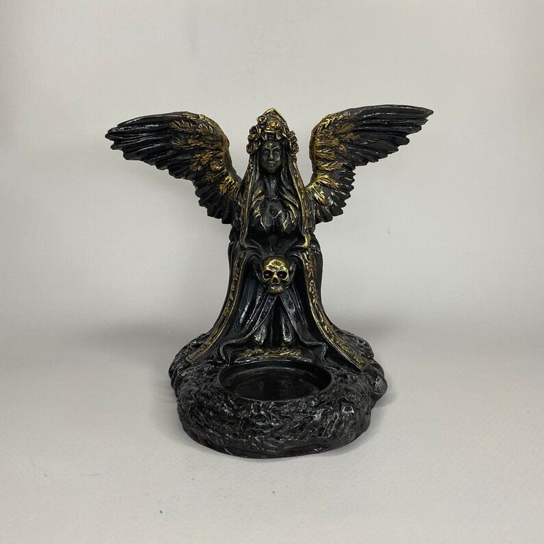 Candlestick Goddess of Death. Silicone Molds. Candle Mold Premium Class ...