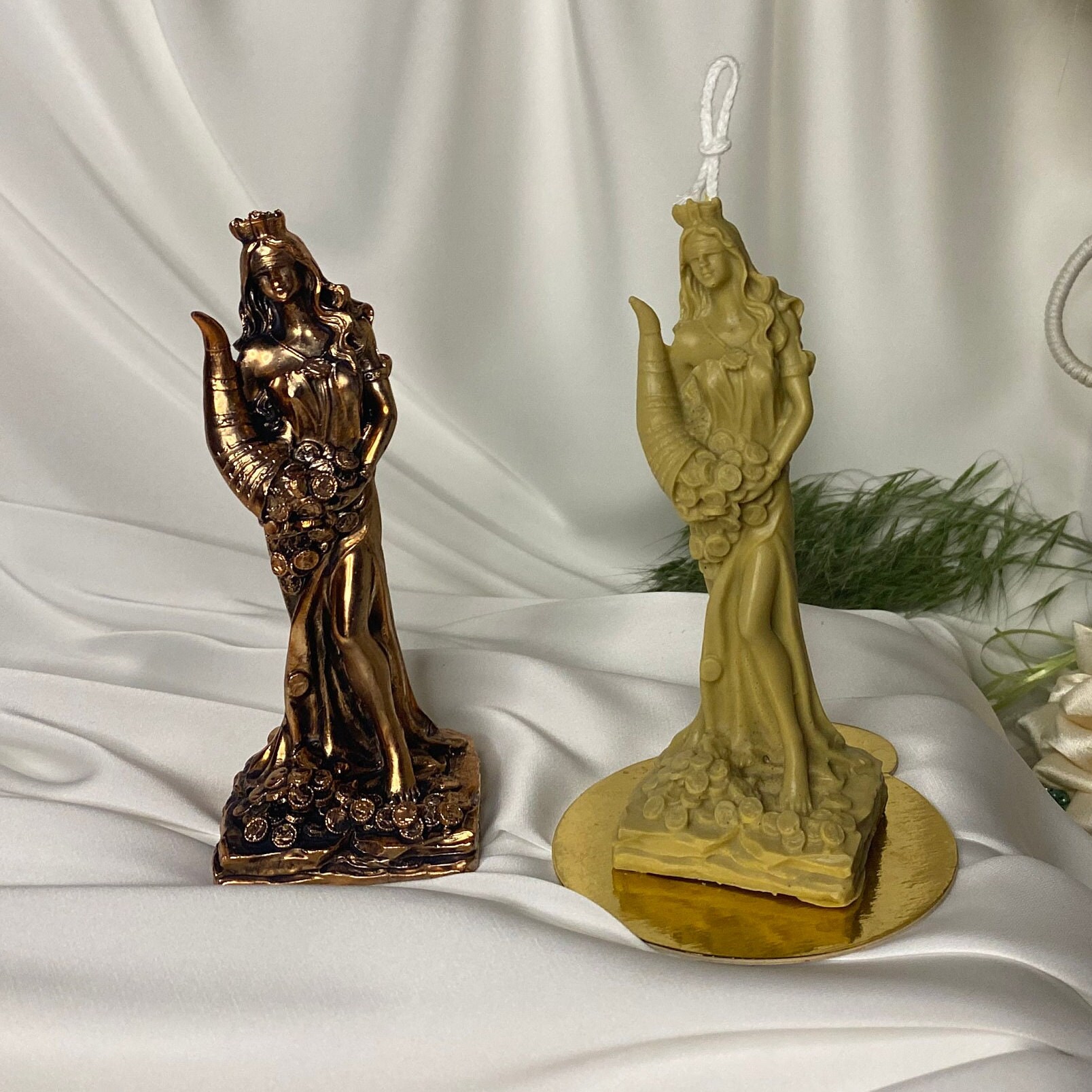 Goddess Fortune With a Cornucopia. Goddess Fortune. Silicone - Etsy