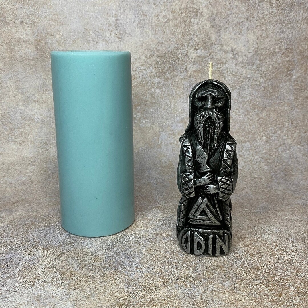 God Odin. Odin Mold 3d. Forms for Candles. Silicone Molds. Premium Quality Molds. We Use Only ...