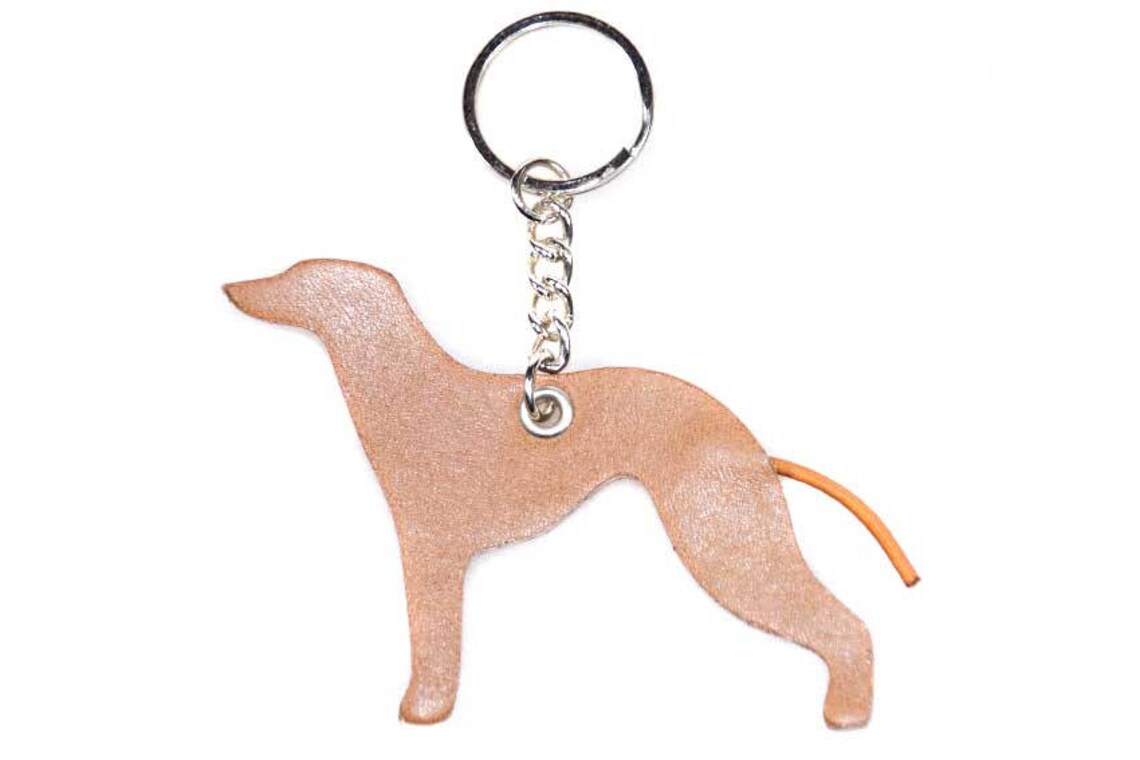Whippet Greyhound Key Ring, Key Fob, Keychain, Bag Charm, Bag Tag ...
