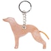 Whippet Greyhound Key Ring, Key Fob, Keychain, Bag Charm, Bag Tag ...