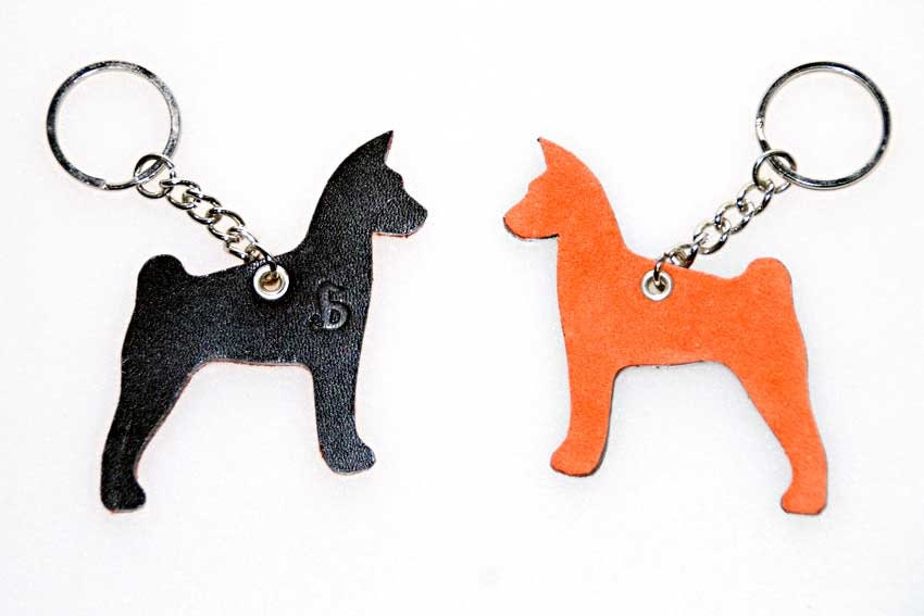 Basenji Dog Leather Key Ring, Key Fob, Keychain, Dog Lover Gift - Etsy