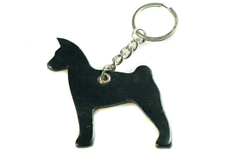 Basenji Dog Leather Key Ring, Key Fob, Keychain, Dog Lover Gift - Etsy