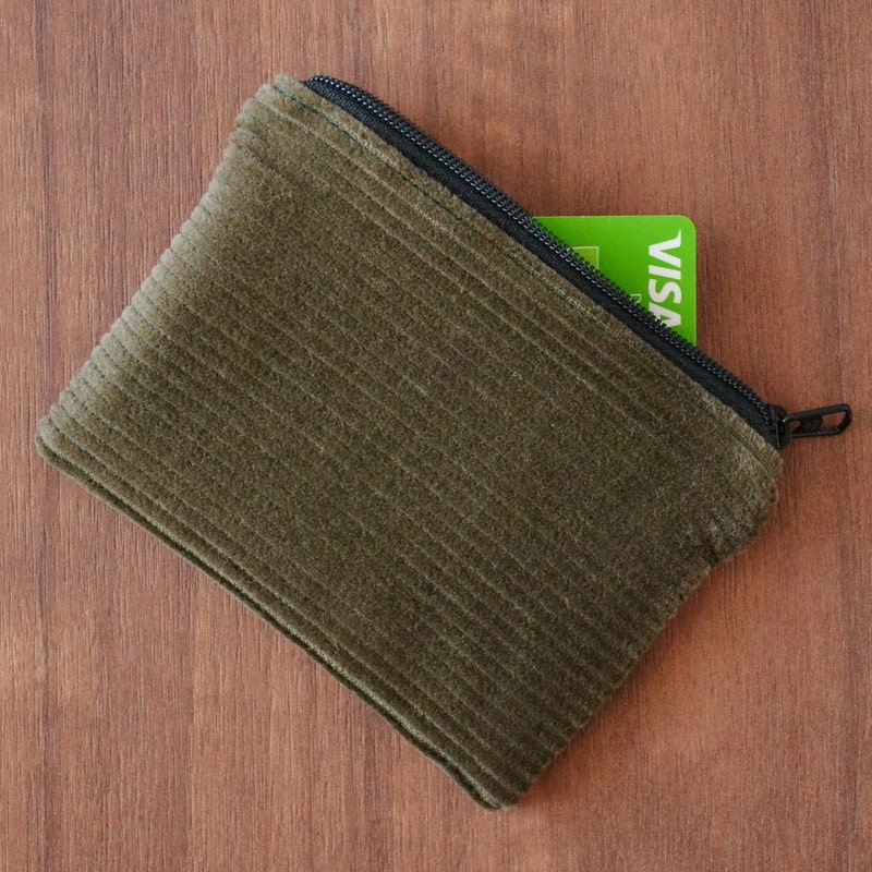 Zipper Card Pouch - Etsy