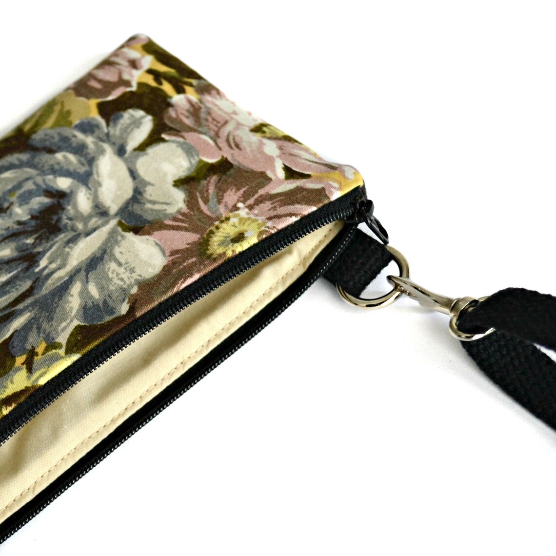 Small crossbody purse / zero waste vegan / floral cell phone | Etsy