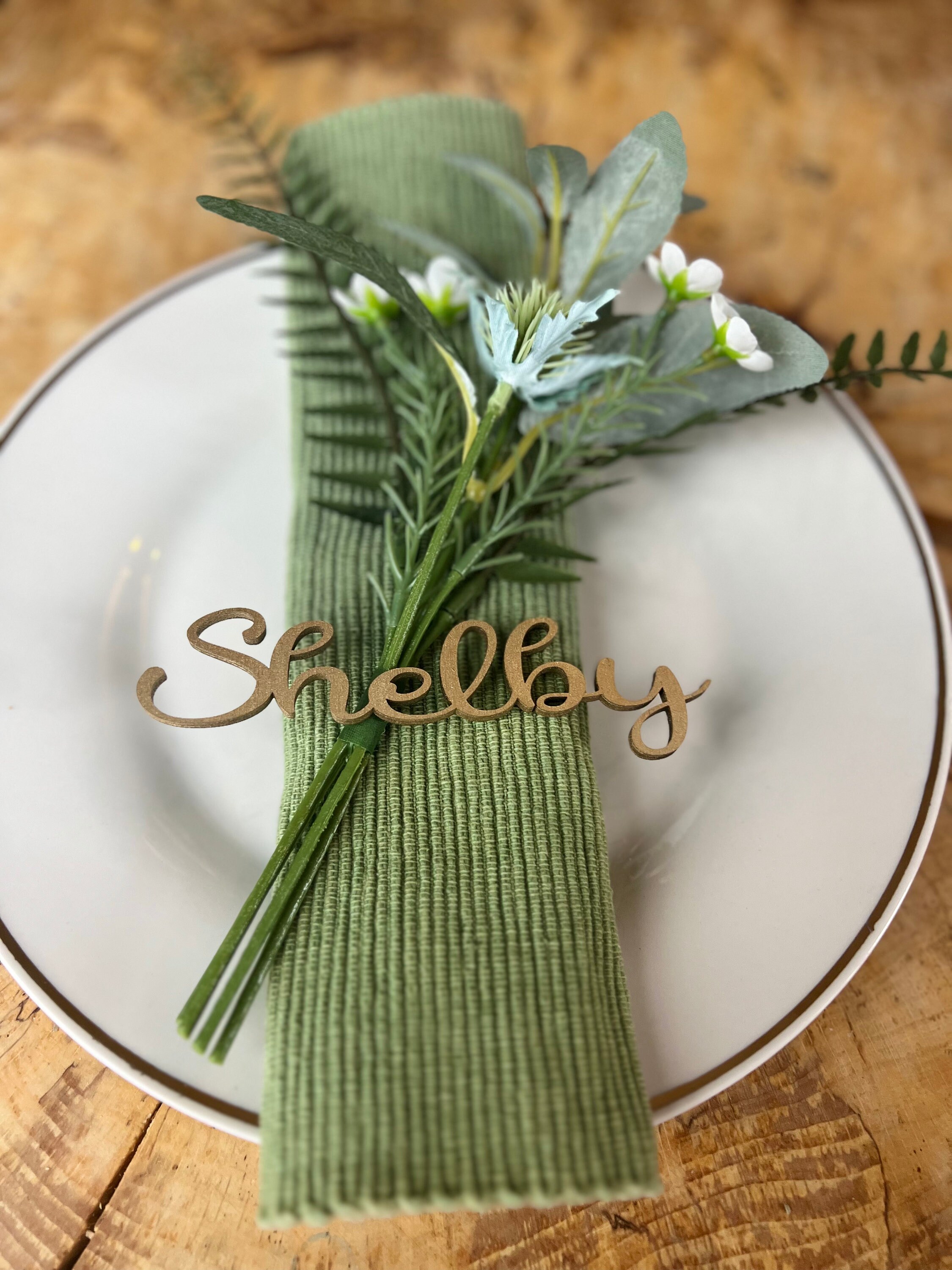 Name Place Tags, Personalized Name Tag, Wedding Place Tags, Dinner ...