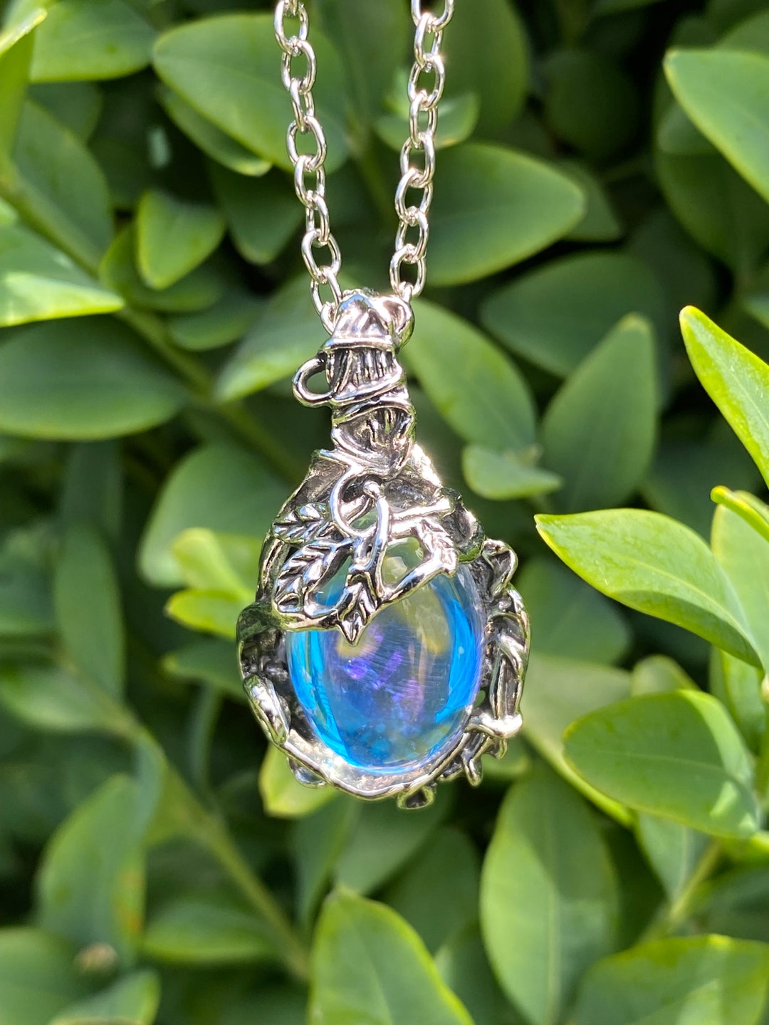 Witchs Mirror Necklace Hexenspiegel Protection Amulet From Dark Arts ...