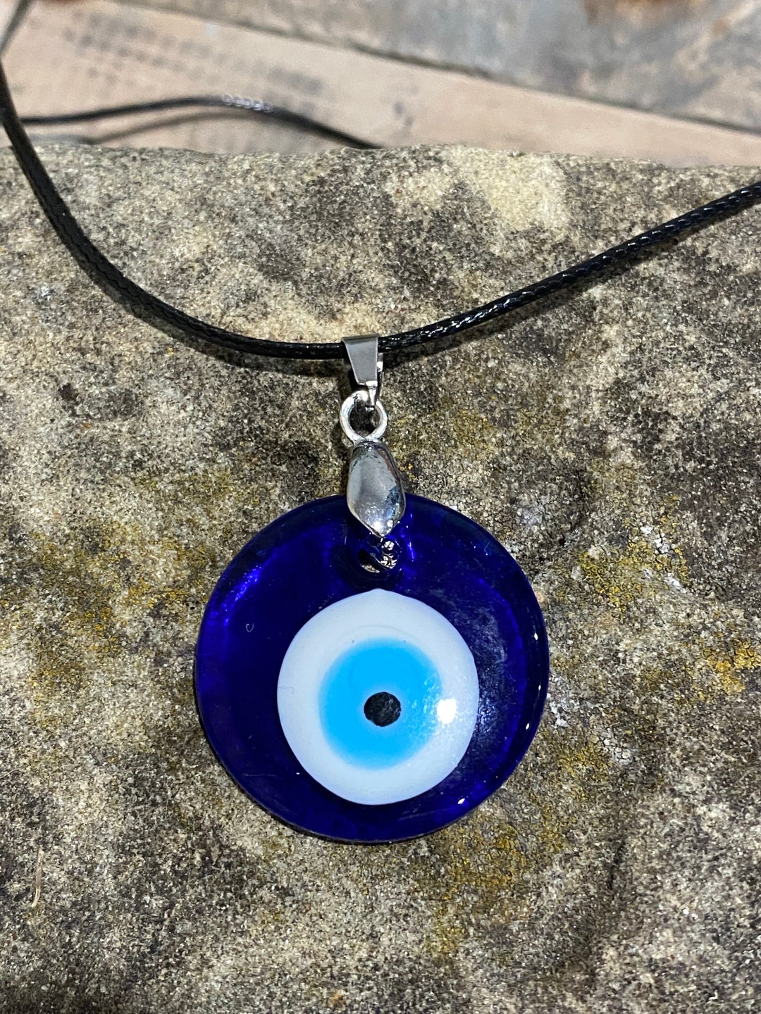 Witchy Wiccan - Evil Eye Protection Amulet Necklace - Etsy