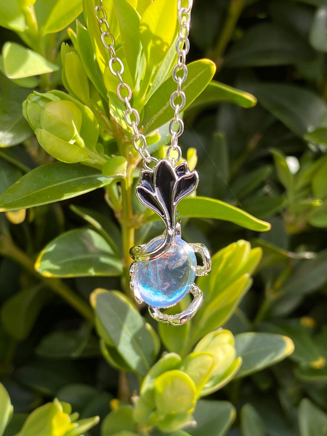 Witchs Mirror Necklace Hexenspiegel Protection Amulet From Dark Arts ...