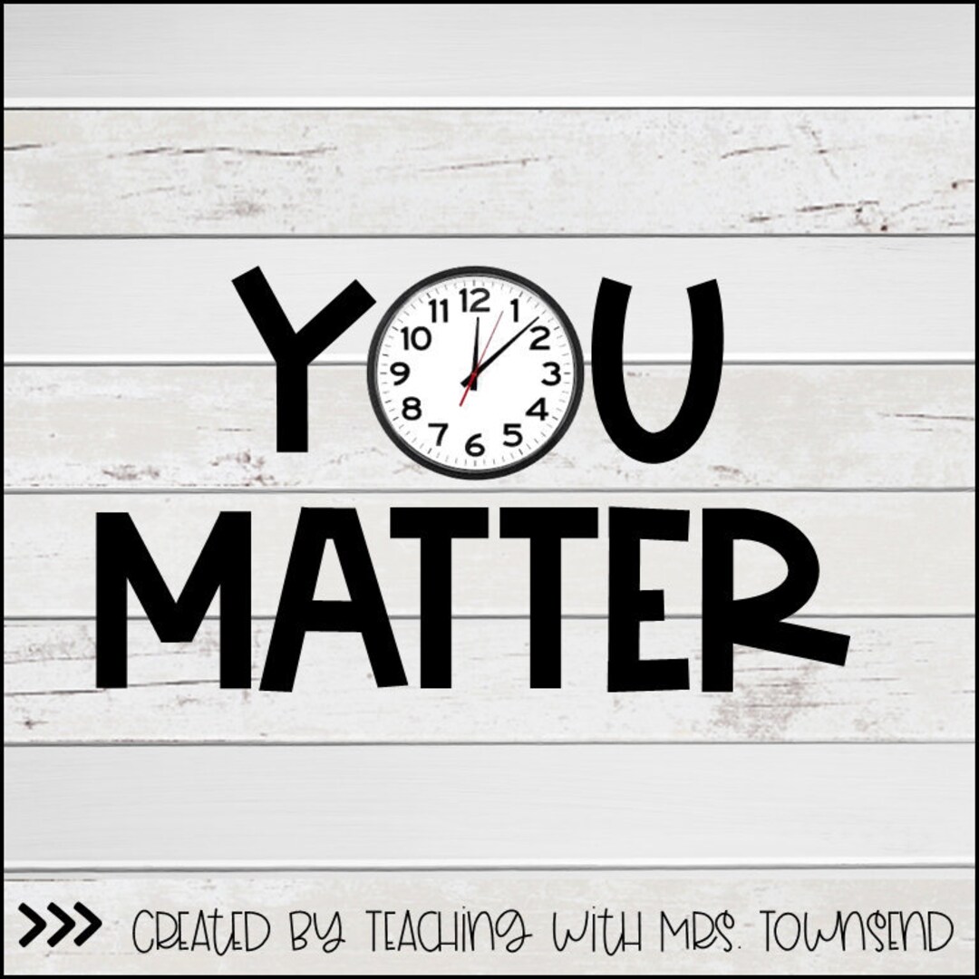 Bulletin Board Letters-you Matter-classroom Decor - Etsy