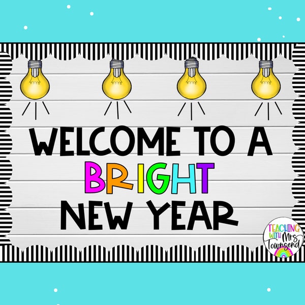 New Year Bulletin Boards - Etsy