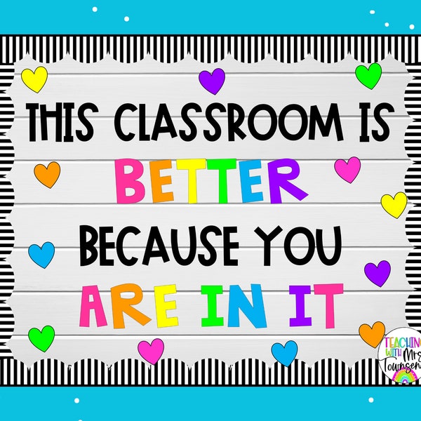 Classroom Letters Decor - Etsy