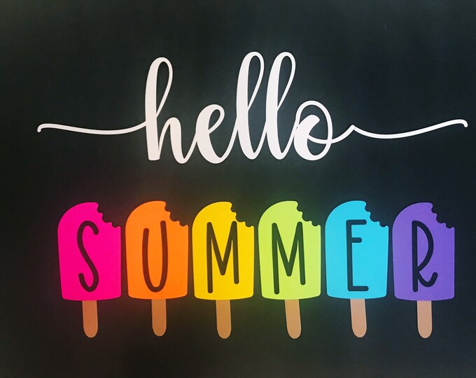 Bulletin Board Letters Hello Summer Classroom Décor - Etsy