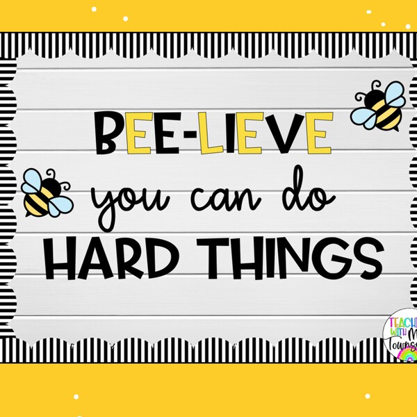 Bee Bulletin Board - Etsy