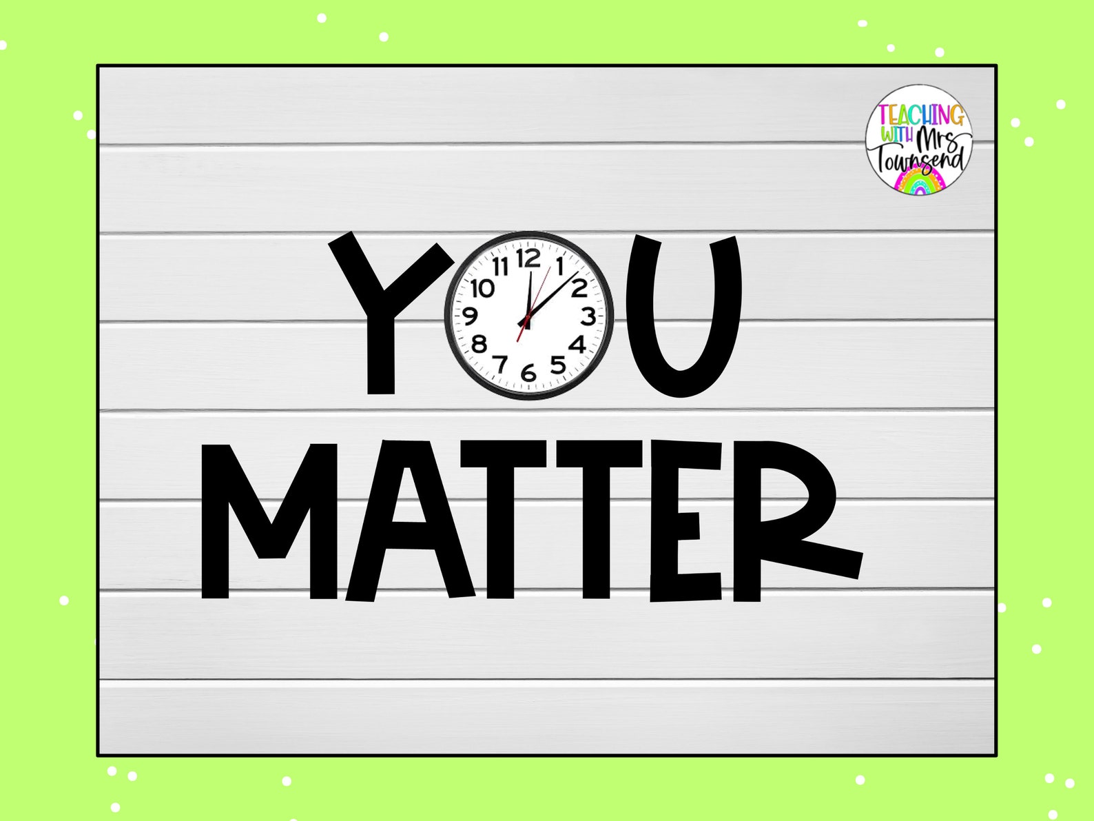 Bulletin Board Letters-you Matter-classroom Decor - Etsy