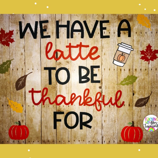 Fall Bulletin Board - Etsy