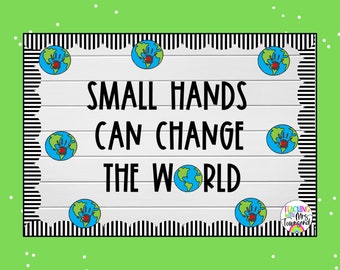 Earth Day Bulletin Board Classroom Display Door Decor Kit - Etsy