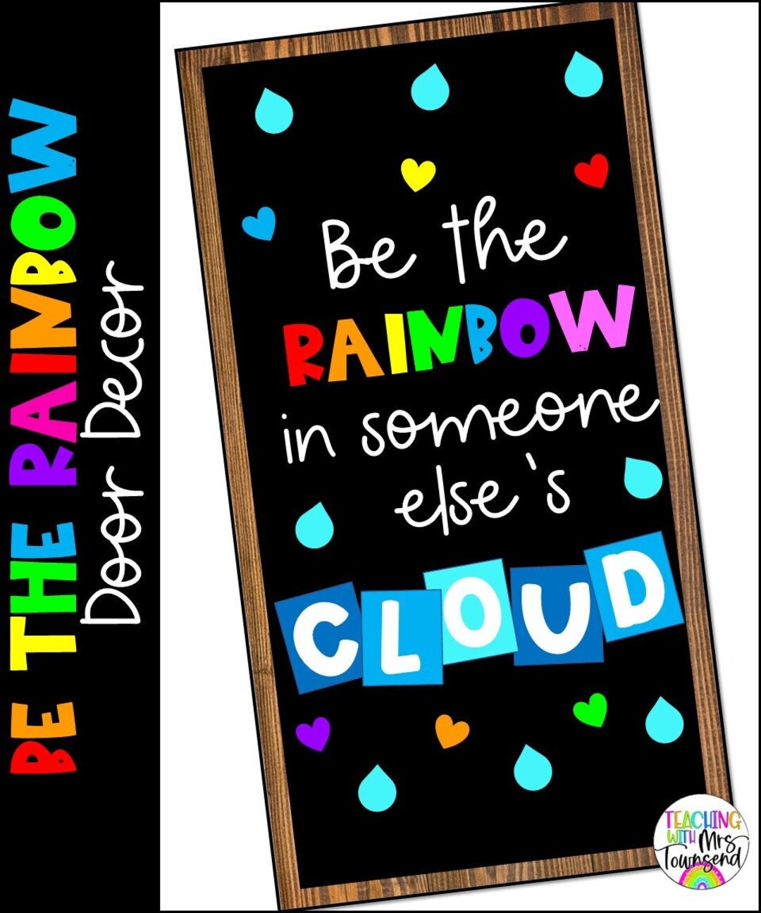 Classroom Door Décor Bulletin Board Letters Teacher Kindness - Etsy