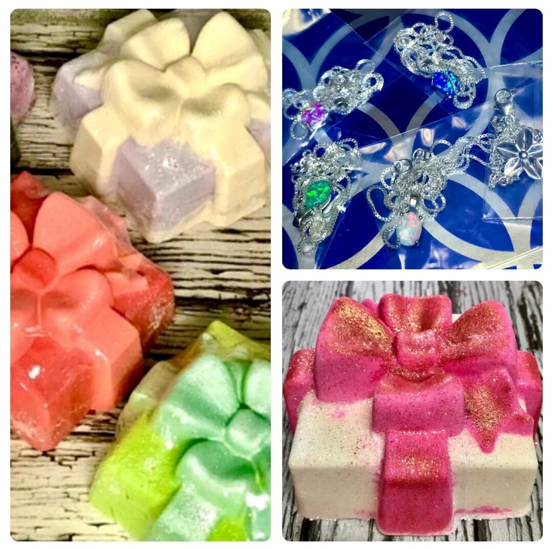 24oz Sterling Silver Surprise Jewelry Present Bathbomb - Etsy