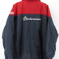 Vintage Budweiser Ice Windbreaker Jacket Gear for Sports Size Xtra ...
