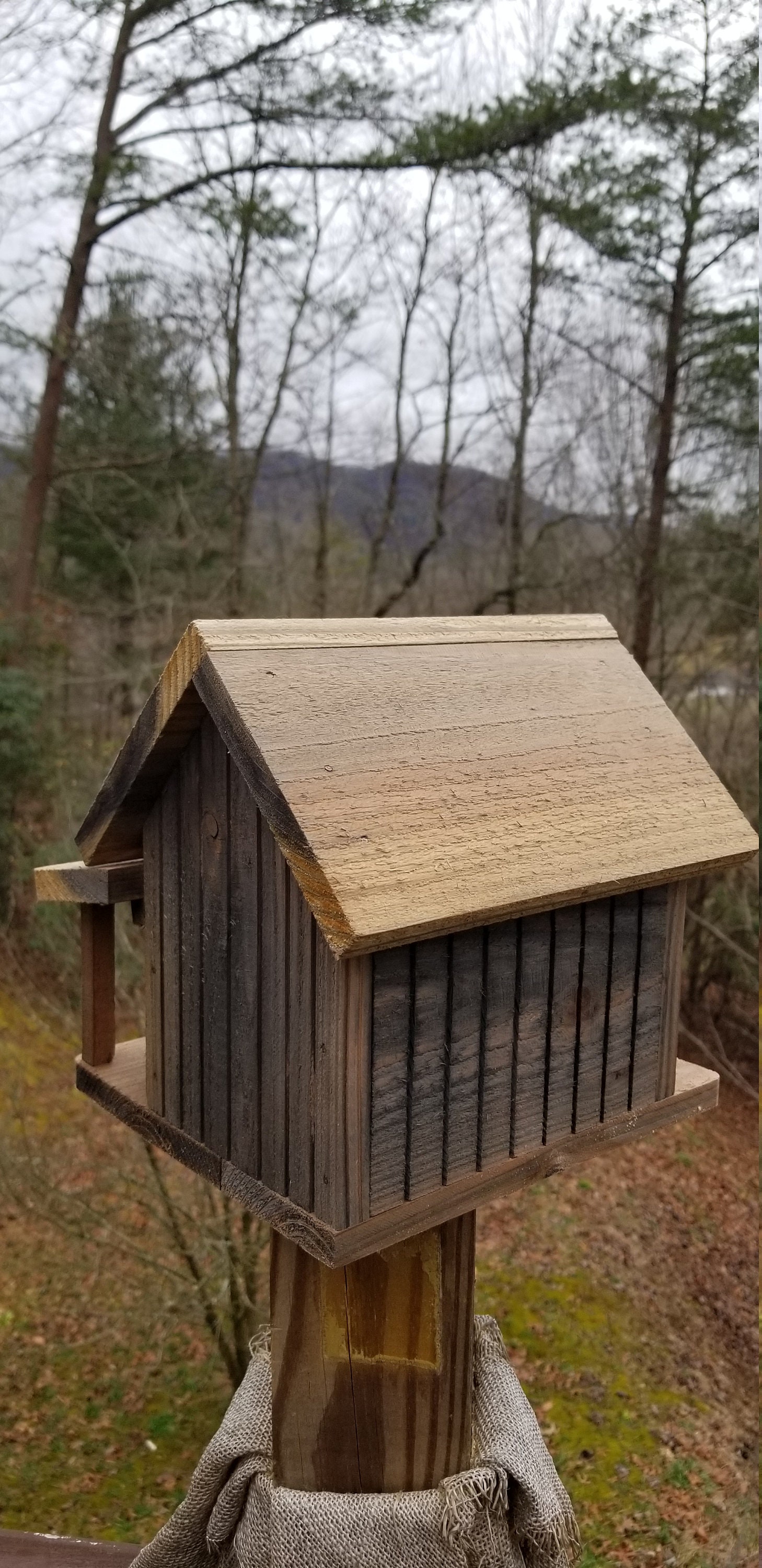 The Old Barn Birdhouse Rustic Primitive Handmade Solid Rough | Etsy