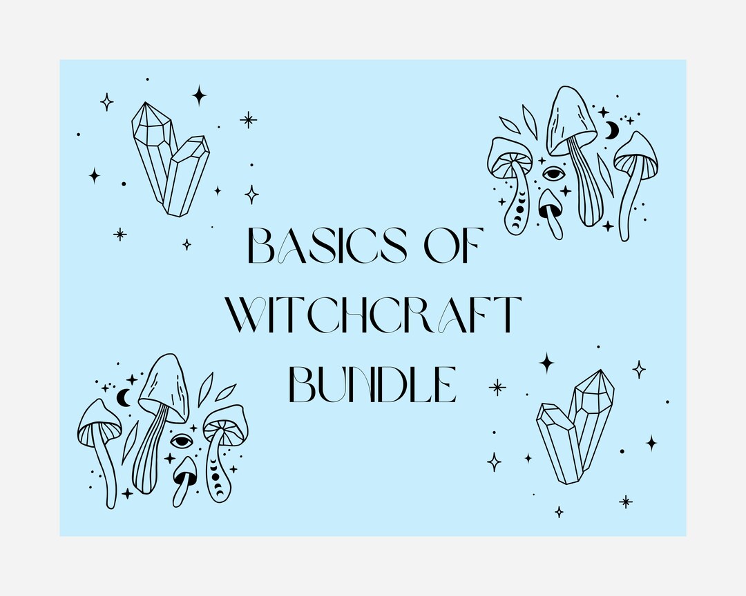Basics of Witchcraft Bundle Blue - Etsy
