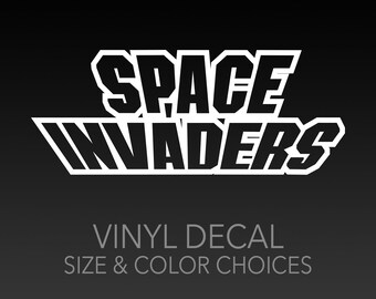 Space Invaders Aliens Game Car Truck Window Bumper Vinyl - Etsy