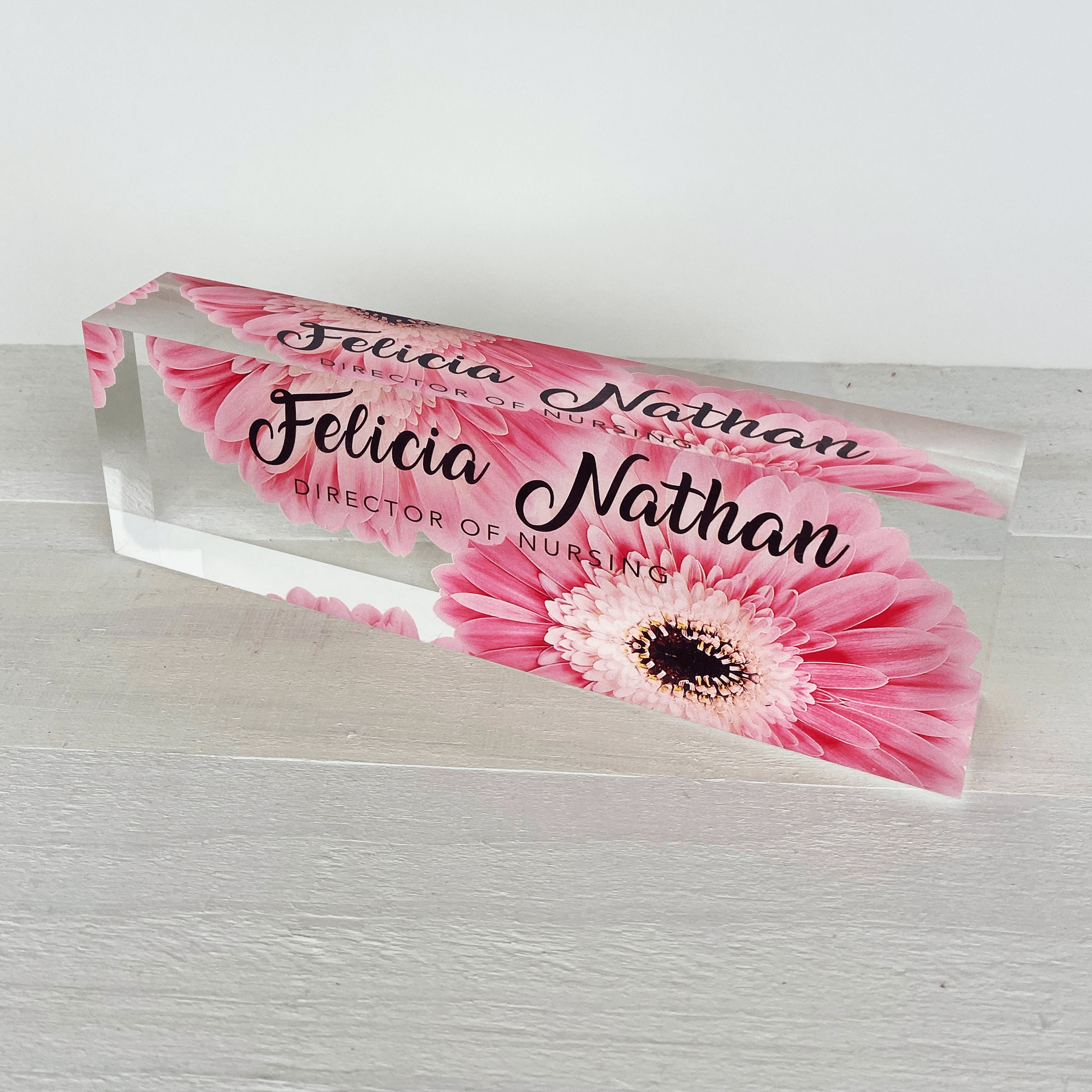 Personalized Name Plate for Desk | Custom Office Decor Nameplate Sign ...