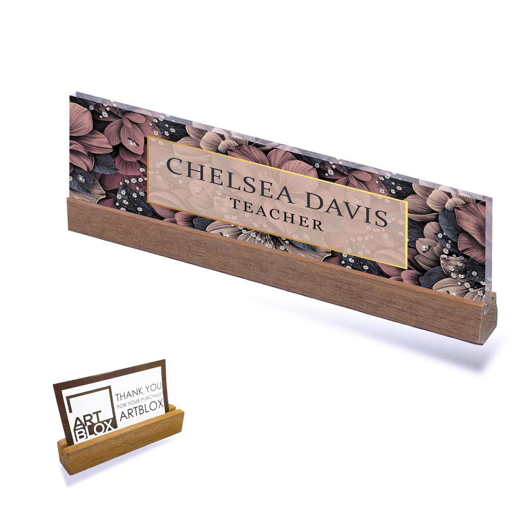 Custom Name Plate for Desk, Desk Name Plate, Coworker Teacher New Job ...