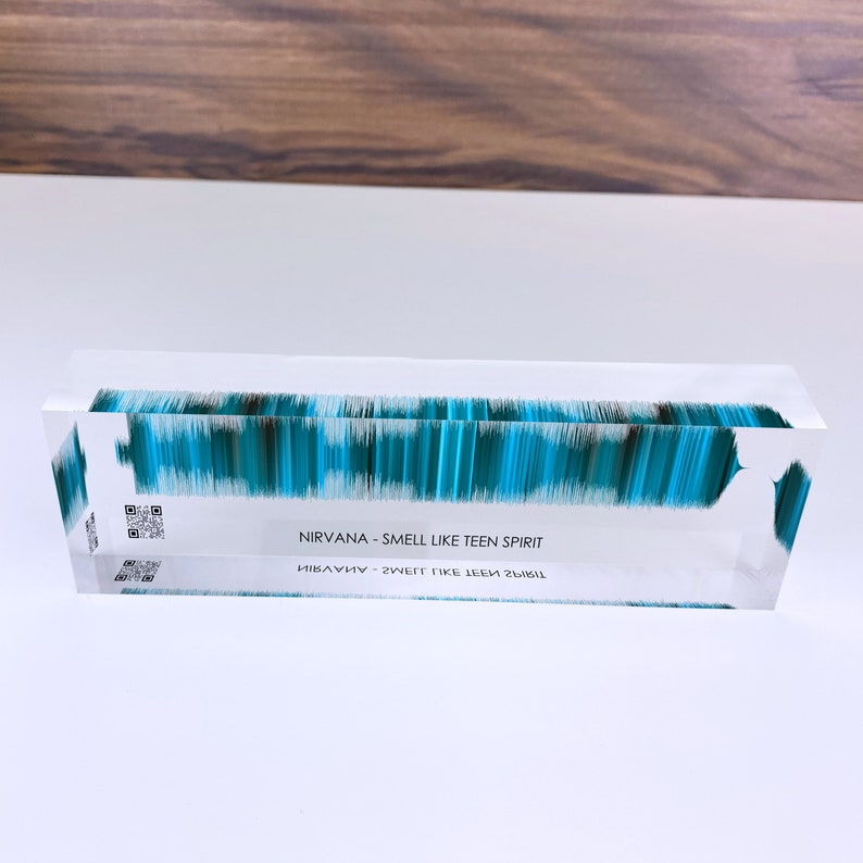 Artblox Soundwave Art With Scannable Qr Code Any Video Voice Recording ...