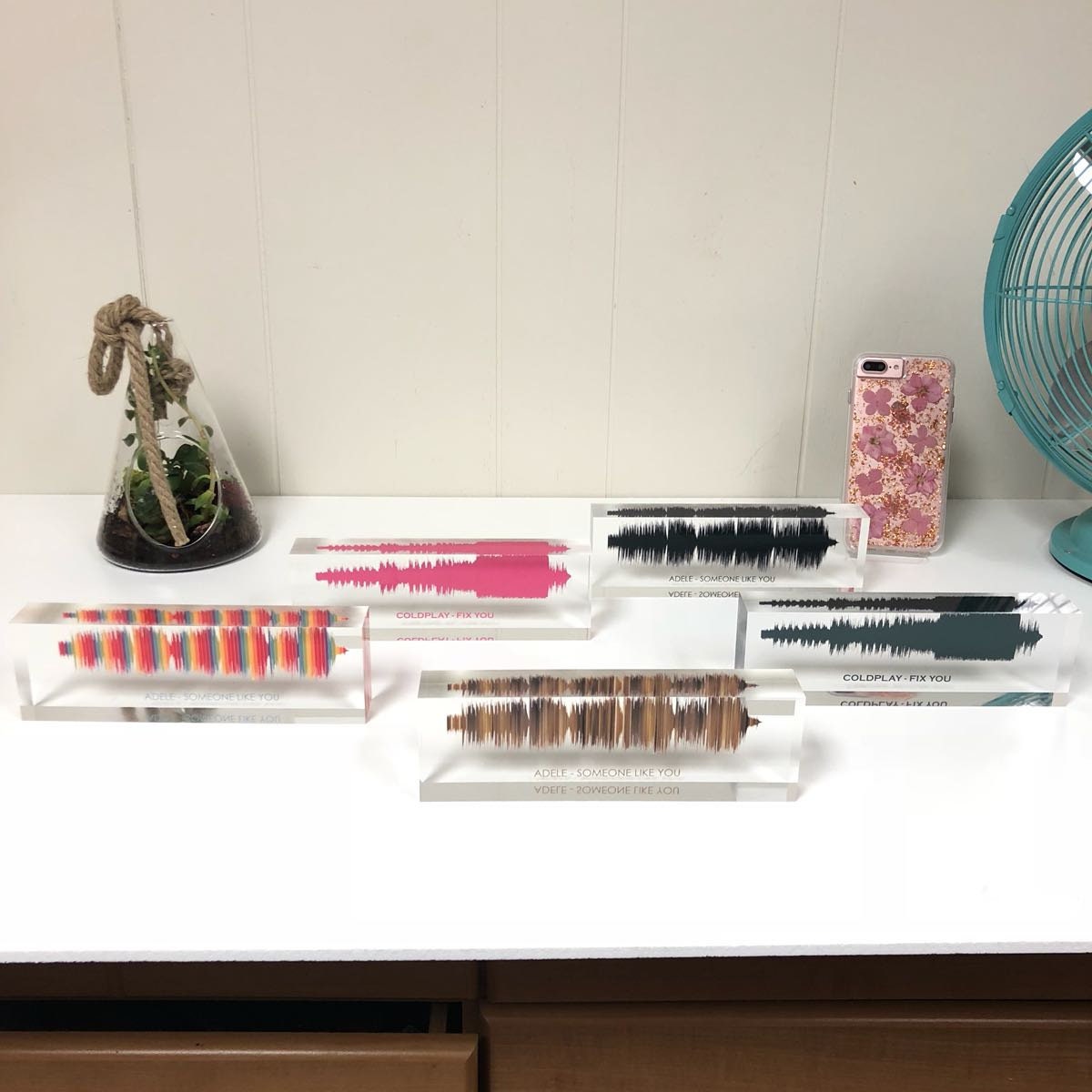 Artblox Soundwave Art With Scannable Qr Code Any Video Voice Recording ...