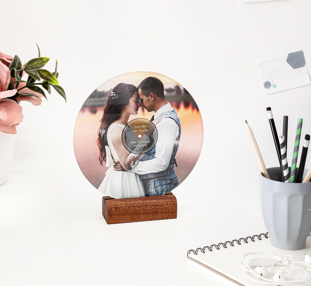 Personalized Acrylic Music Plaque: Custom Vinyl Record Art (5x5) - Etsy